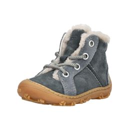 Pepino Baby Lauflernschuh "Pepino Stiefelette Leder", Gr. 25blau, Leder, Schuhe