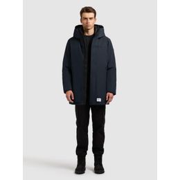 Anorak Khujo "KANN2", Herren, Gr. XXL, port blau, 85% Polyester, 15% Baumwolle, unifarben, eingesetzt elastischer Bund mit Windstopper, Jacken