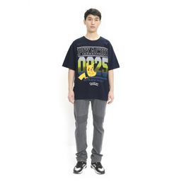 T-Shirt name it "NKMMABR POKEMON NREG SS TOP BOX NOOS SKY", Jungen, Gr. 122 (128), blau (navy blazer (blank)), Jersey, Obermaterial: 95% Baumwolle, 5% Elasthan, bedruckt, regular fit normal, Rundhals, abgesteppte Kante, Shirts, mit großem Pokémon-Frontmotiv