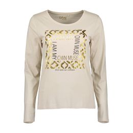 Blue Seven Shirt Damen Gr&ouml;&szlig;e XXL beige / gold