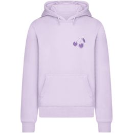 Mister Tee Sweatshirt 'Paradise Cherries' Herren Gr&ouml;&szlig;e S lila / lavendel / wei&szlig;