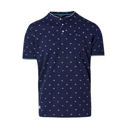 Koroshi Poloshirt Herren Gr&ouml;&szlig;e XXL navy / wei&szlig;