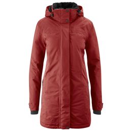 Winterjacke Maier Sports "Lisa 2.1", Damen, Gr. 36, rot (weinrot), 100% Polyester, Jacken Winterjacke, Damen Mantel, atmungsaktiver Wintermantel, wasserdicht, Regular Fit
