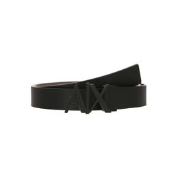 Armani Exchange G&uuml;rtel 'PLATE BELT' Herren Gr&ouml;&szlig;e 95 grau / schwarz