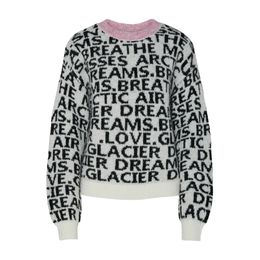 Pieces Pullover Damen Gr&ouml;&szlig;e M rosa / schwarz / wei&szlig;