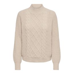 Jacqueline de Yong JDY Pullover 'JDYSIGRID' Damen Gr&ouml;&szlig;e M hellgrau