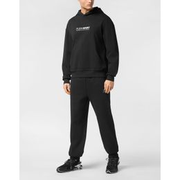 Sweatshirt Plein Sport "Hoodie", Jungen, Gr. L, schwarz (02, schwarz), Obermaterial: 60% Baumwolle, 38% Polyester, 2% Elasthan, Sweatshirts