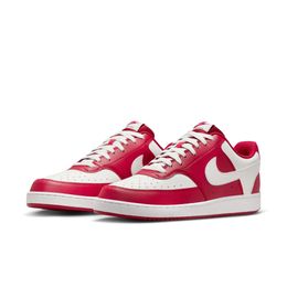 Nike Sportswear Herren Sneaker "COURT VISION LO", Gr. 44gym rot, summit weiß, Synthetik, Schuhe, Design auf den Spuren des Air Force 1