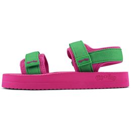 flip*flop Sandale Damen Gr&ouml;&szlig;e 37 gr&uuml;n / pink
