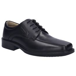 Schn&uuml;rschuh Josef Seibel "Elliot 01", Damen, Gr. 40, schwarz, Leder, Schuhe Schn&uuml;rschuh, Business Schuh, Festtagsschuh, Komfortschuh in Weite G (weit)
