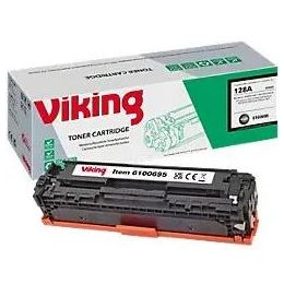 Viking 128A Kompatibel HP Tonerkartusche CE320A Schwarz