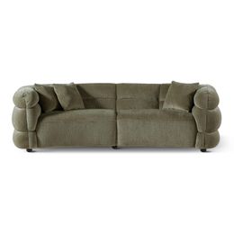 Sofa 3-Sitzer 260x100x76 grün WILMA