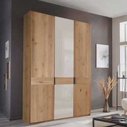 Pharao24.de Kleiderschrank Drehtürenschrank teilmassiv - 149 cm breit