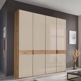 Pharao24.de Kleiderschrank Drehtürenschrank in modernem Design 197 cm breit