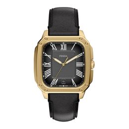 Fossil Analog Watch 'CROSBY' male Black size One Size
