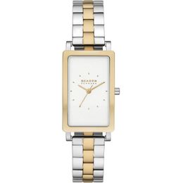 Skagen Analoguhr Damen Gr&ouml;&szlig;e One Size gold / silber / wei&szlig;