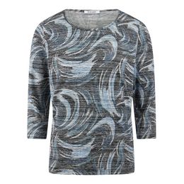 Peter Hahn - Rundhals-Shirt mit 3/4-Arm, blau, Gr. 40 / M