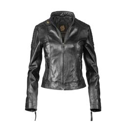 Apple of Eden Lederjacke AOE-101 Damen Größe XS schwarz
