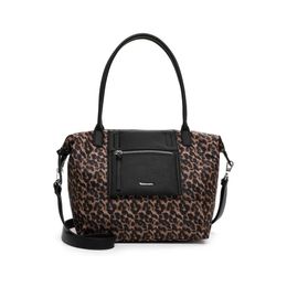 Tamaris Shopper 'Fabrizia' Damen Größe One Size dunkelbeige / braun / schwarz