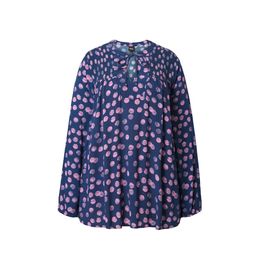 Ulla Popken Tunika Damen Gr&ouml;&szlig;e XXXL/4XL dunkelblau / hellpink