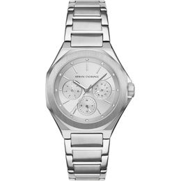 Armani Exchange Analoguhr Damen Gr&ouml;&szlig;e One Size silber