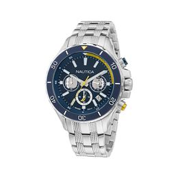 Nautica Analoguhr 'NST' Herren Größe One Size navy / gold / weiß