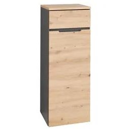 Innostyle B&uuml;roschrank MEMPHIS 1-t&uuml;rig GH13 Front Artisan Eiche Korpus Graphit