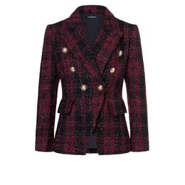 ana alcazar Blazer 'Abara' Damen Gr&ouml;&szlig;e 44 bordeaux / schwarz