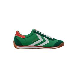 Hummel Sneaker Herren Größe 46 grün / dunkelgrün / rot / weiß