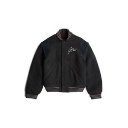 G-Star Raw G-STAR Jacke 'Cropped Varsity' Damen Gr&ouml;&szlig;e XXS dunkelblau / schoko / anthrazit / wei&szlig;