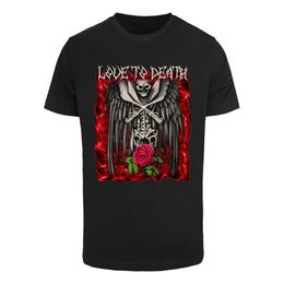 Mister Tee T-Shirt 'Love To Death' Herren Größe XS hellgrau / hellgrün / melone / schwarz