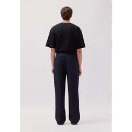 Anzughose STUDIO SEIDENSTICKER, Herren, Gr. M, Normalgrößen, blau (navy), 98% Polyester, 2% Elasthan, unifarben, Hosen