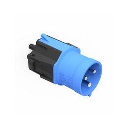 Steckeraufsatz 32A - 3polig, max. 7,4kW, Adapter schwarz/blau, f&uuml;r NRGkick Ladeeinheit