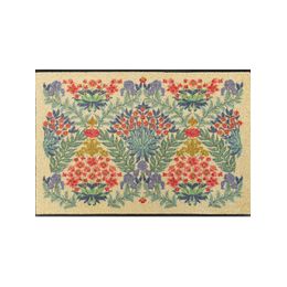 Fußmatte Gr. 1, beige, bunt, B:50cm H:7mm L:75cm, Kunstfaser, Polyamid, Teppiche