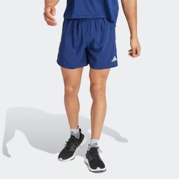 Laufshorts adidas Performance "OTR B SHORT", Herren, Gr. XL, Lang, blau (dunkelblau), Obermaterial: 100% Polyester, clean, Hosen