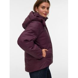 Véro Moda Steppjacke VERO MODA "VMGRETAKYLIE SHORT COATED JACKET NOOS", Damen, Gr. L, winetasting, Web, Obermaterial: 100% Polyester, unifarben, Jacken