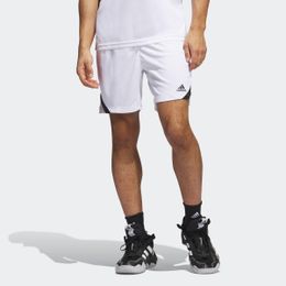 Trainingsshorts adidas Performance "M ICON SQUAD S", Herren, Gr. XL, N-Gr, schwarz-wei&szlig; (wei&szlig;, schwarz), Obermaterial: 100% Polyester, clean, Hosen