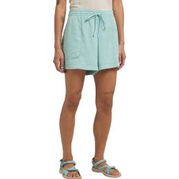Shorts Jack Wolfskin "MONTERO SHORTS W", Damen, Gr. XS, N-Gr, grün (soft jade), Obermaterial: 100% Lyocell, Hosen