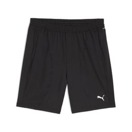 Trainingsshorts Puma "M CLOUDSPUN 7" KNIT SHORT", Herren, Gr. L, N-Gr, schwarz (Puma schwarz), Jersey, Obermaterial: 85% Polyester, 15% Elasthan, regular fit normal, Hosen