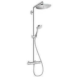 Hansgrohe Croma Select S Duschsystem mit Thermostatarmatur Chrom 26790000