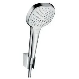 Hansgrohe Croma Select Duschkopf mit Schlauch Wei&szlig;/Chrom 26413400