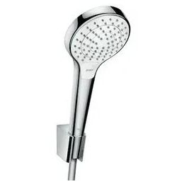 Hansgrohe Croma Select Duschkopf mit Schlauch Wei&szlig;/Chrom 26411400