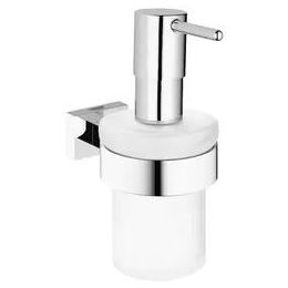 Grohe Seifenspender Essentials Cube Chrom Metall, Glas G40756001