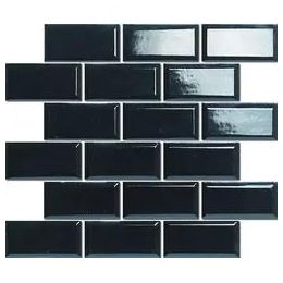 Premium Mosaic Keramikmosaik schwarz 30x30 cm glanz MOS4595BK