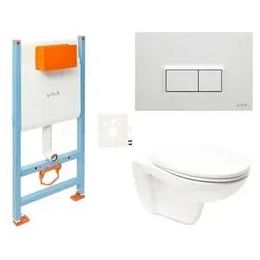 Vitra Normus H&auml;nge-WC Set f&uuml;r Trockenbau / Vorwandinstallation SIKOVSNOR54600