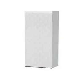SAT Cube Way Badezimmerschrank niedrig 32,5x63x20 cm wei&szlig; matt CUBE3DH321DPBP