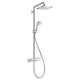 Hansgrohe Croma Duschsystem mit Thermostatarmatur Chrom 27660000