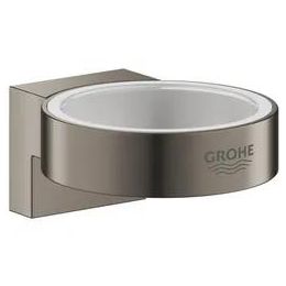 Grohe Glashalter Selection Geb&uuml;rstetes Hard Graphite Metall 41027AL0