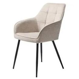 Unique Furniture NOLAN Esszimmerstuhl Beige Stoff 50800000