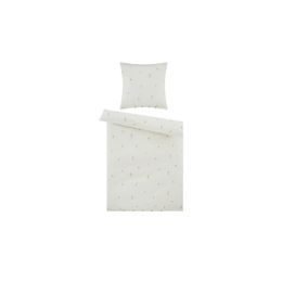 CS Schmal como Musselin Bettw&auml;sche beige Ma&szlig;e (cm): B: 135 &raquo; M&ouml;bel Kraft
